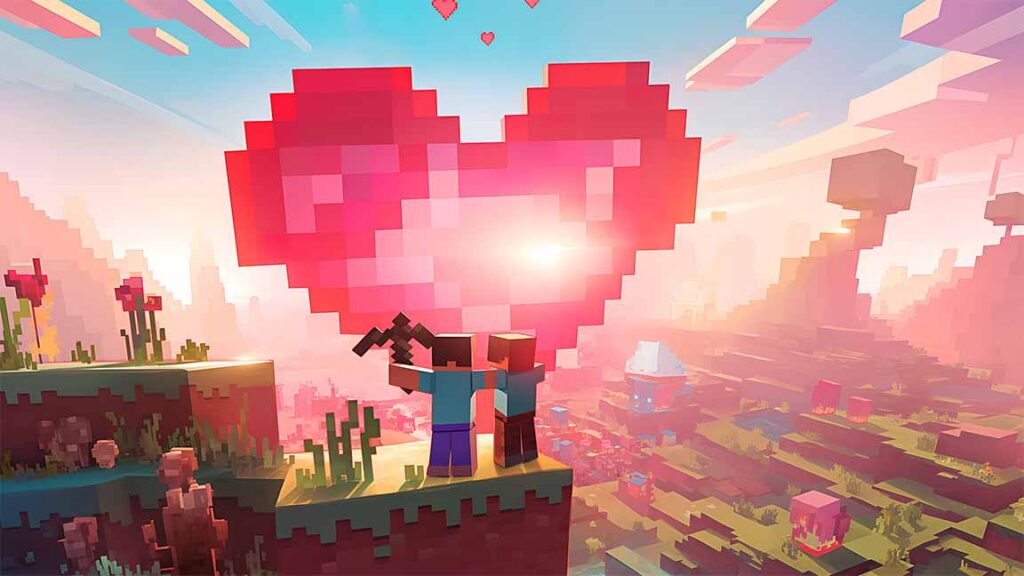 Minecraft Grass & Tree Desktop Wallpaper - Minecraft Wallpaper 4K