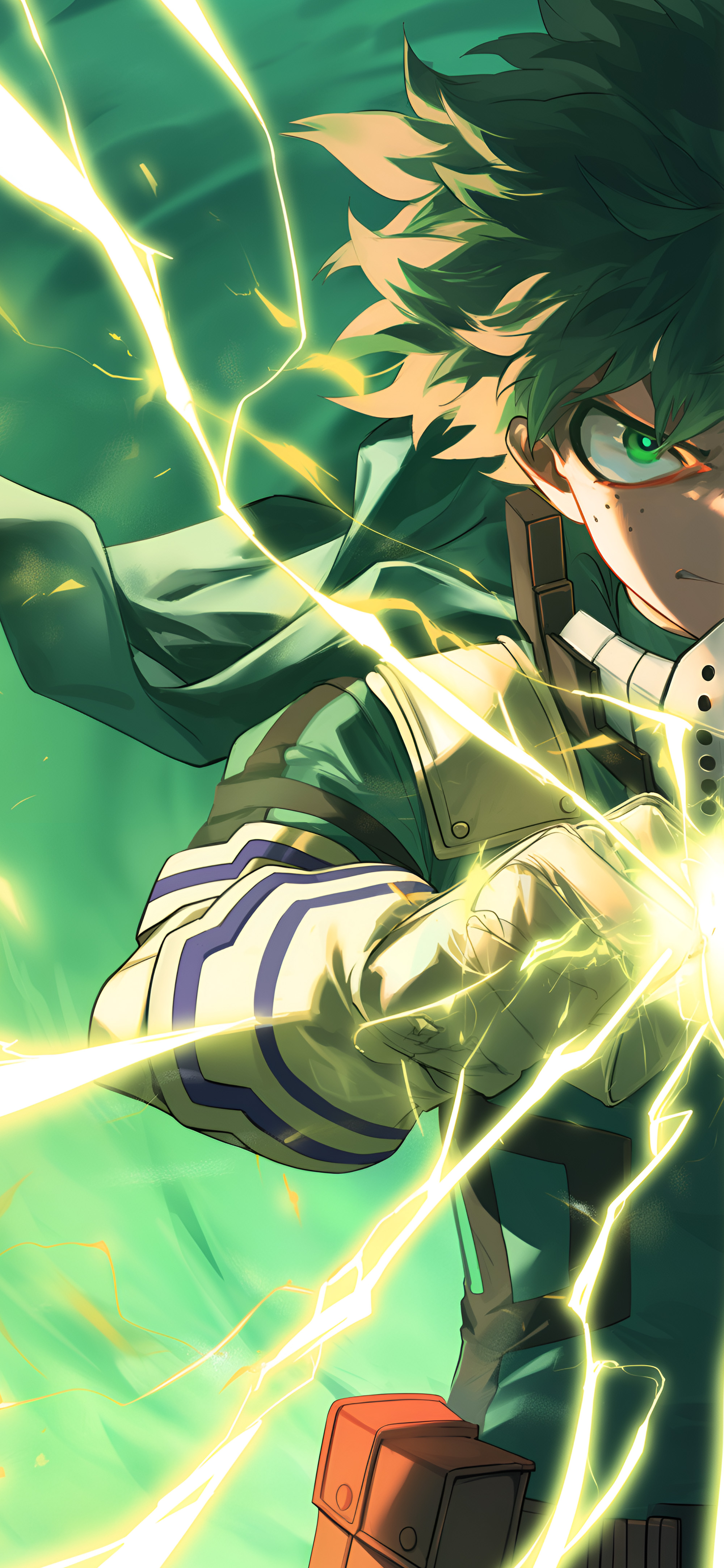 My Hero Academia Deku Electric Power Tap to Switch Wallpapers