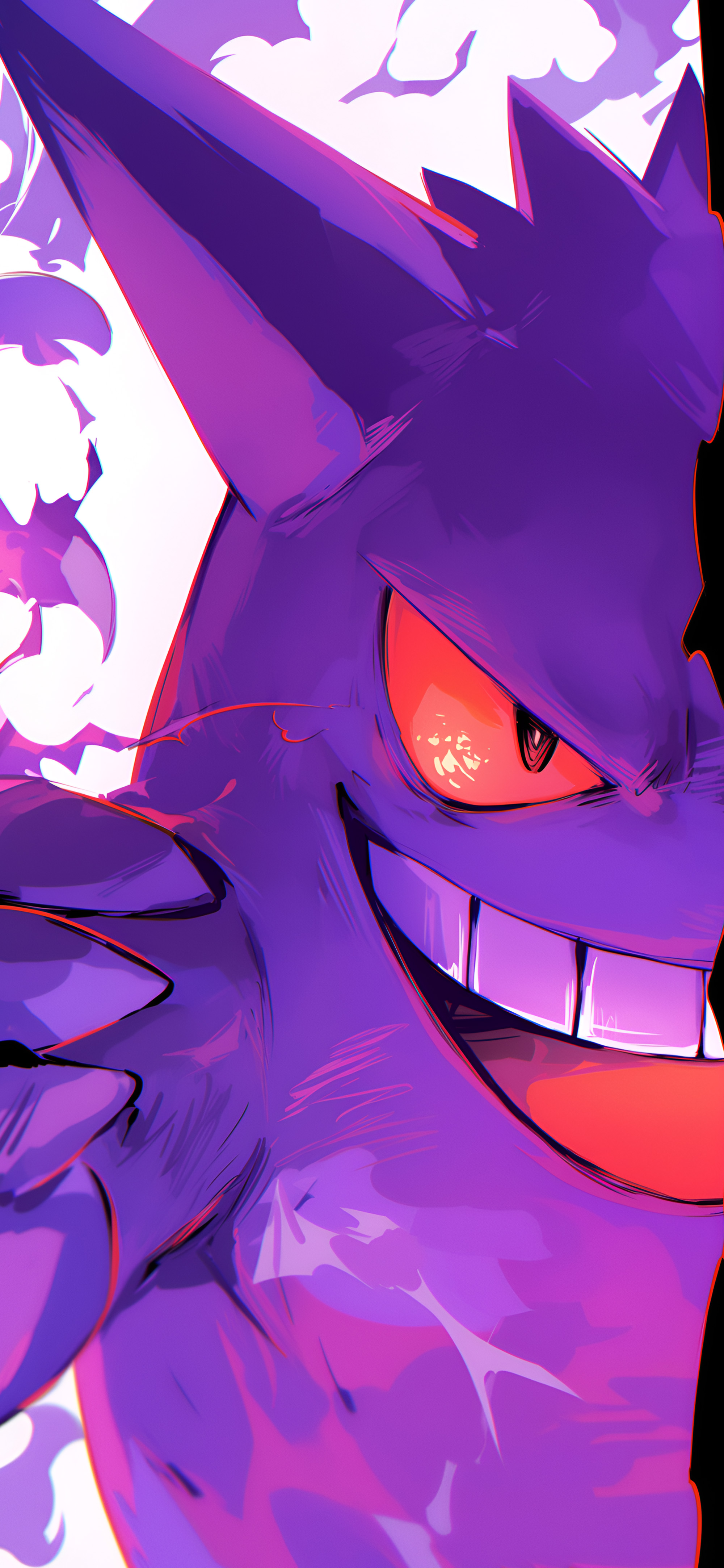 Mystical Gengar & Haunter Dark Matching Wallpapers - Anime Vibes
