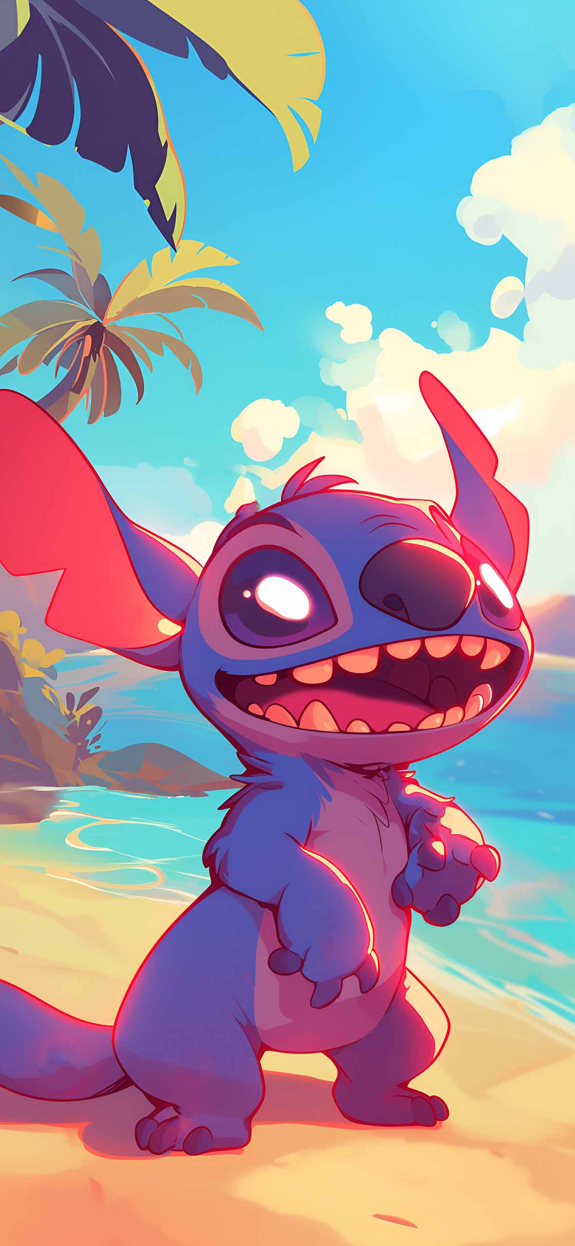 Stitch Playful Vibes Tap to Switch Wallpapers - Disney Wallpaper HD