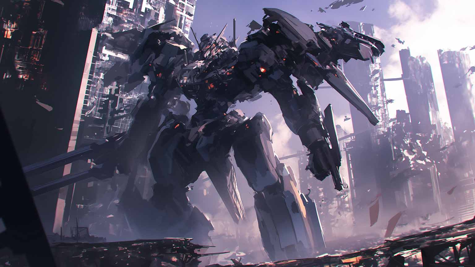 Armored Core 6 Fires of Rubicon Mech Desktop Wallpaper