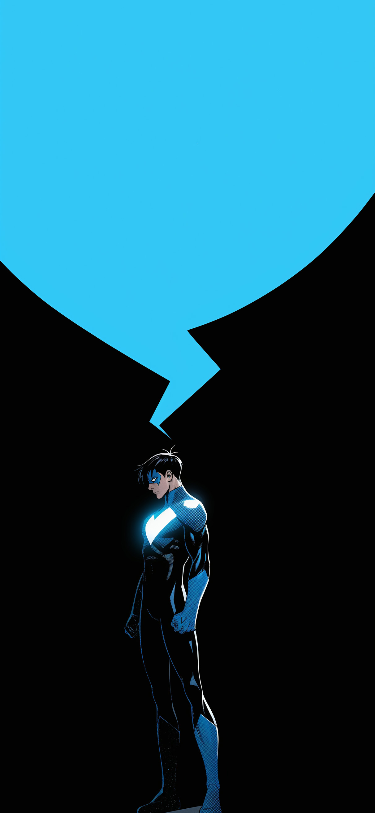 Nightwing Lightning Strike Heroic Pose Time Zone Wallpapers HD