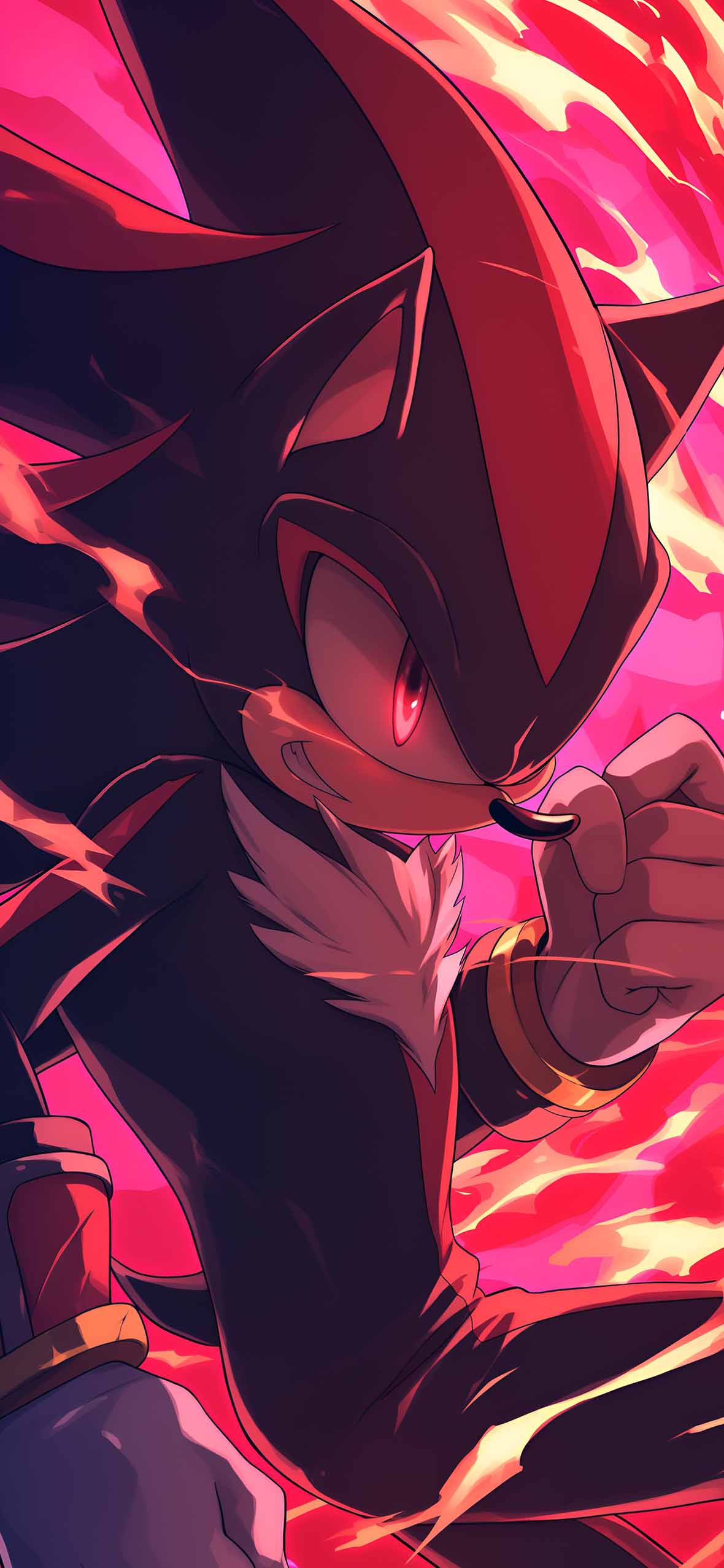 Sonic vs Shadow Electric Showdown Matching Wallpapers HD
