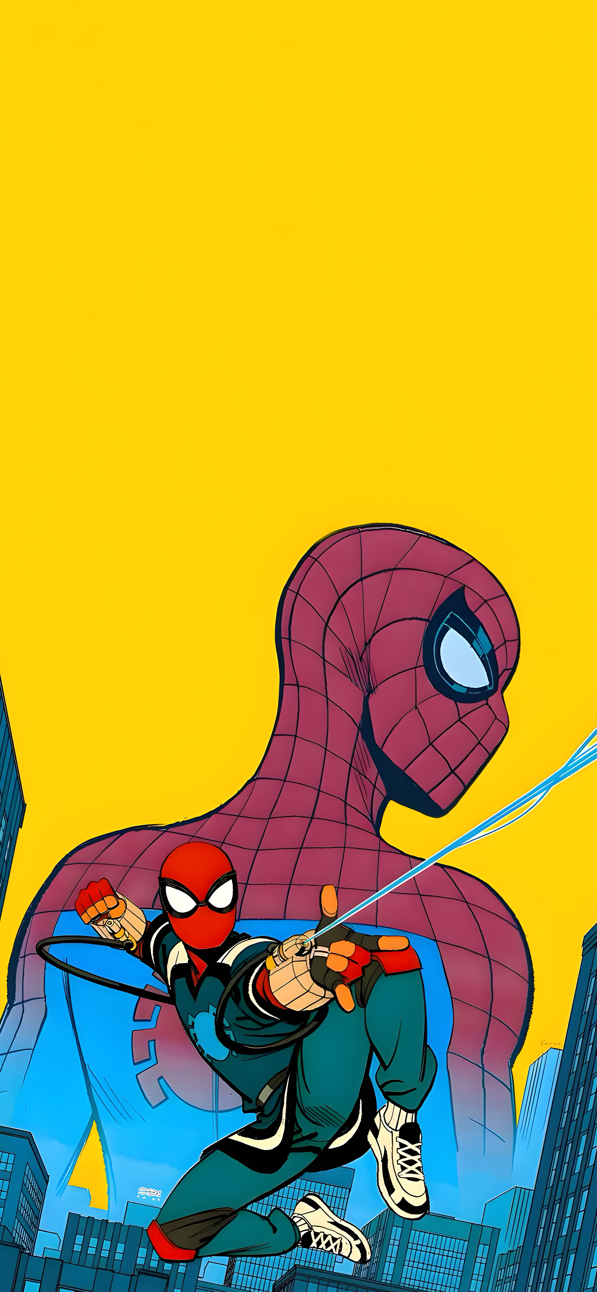 Real Spider Man Cartoon Wallpaper