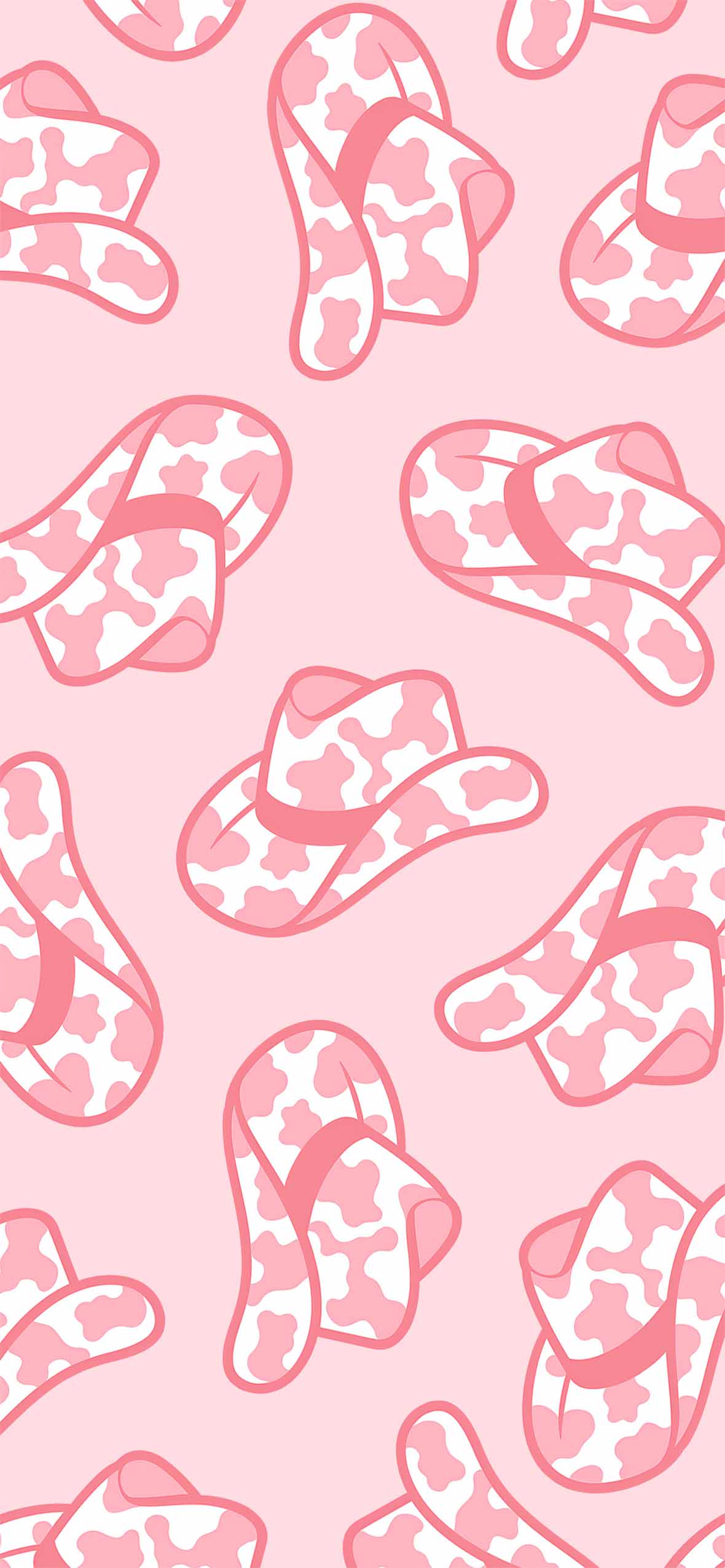 Cowboy Hat Preppy Wallpapers - Pink Wallpapers for iPhone