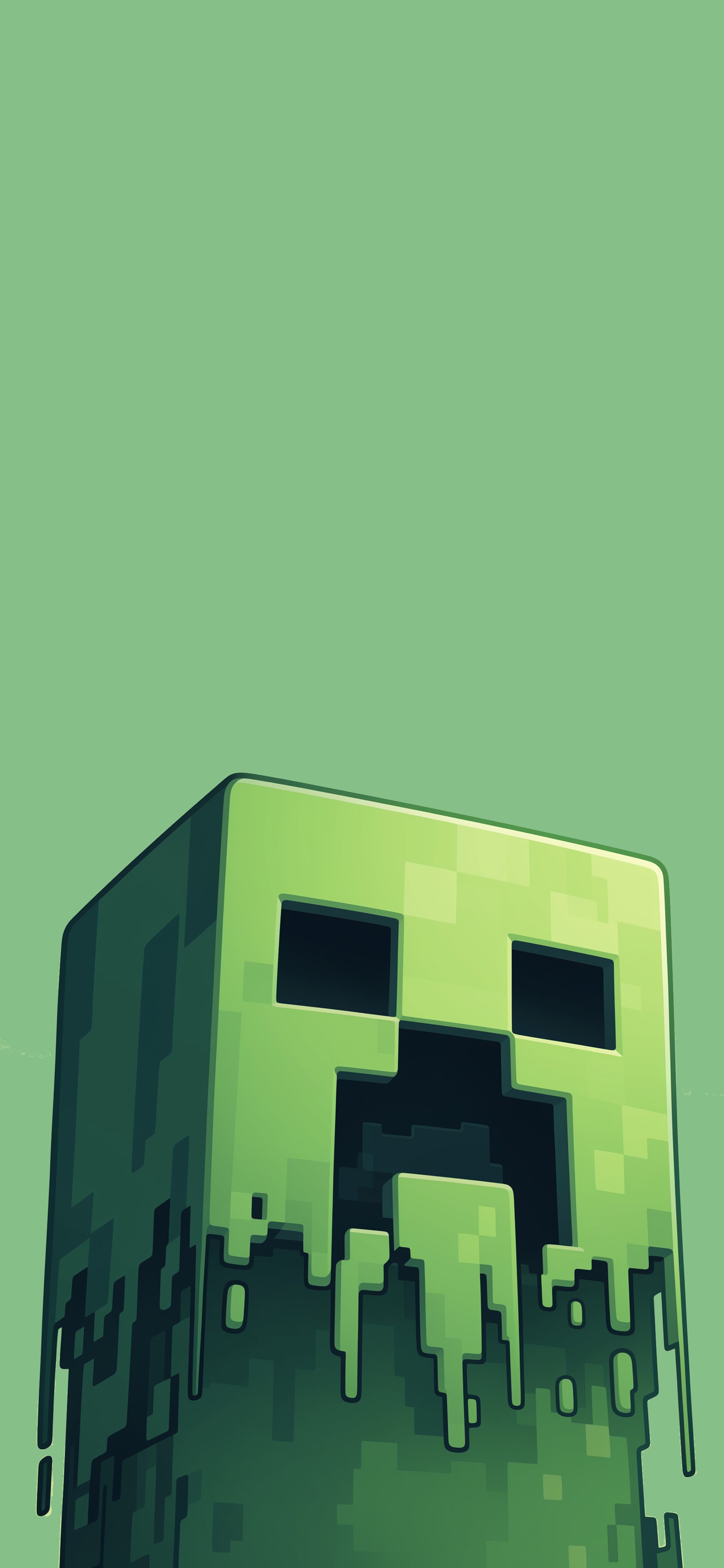 Pixelated Green Minecraft Creeper Wallpapers - Best HD Wallpapers