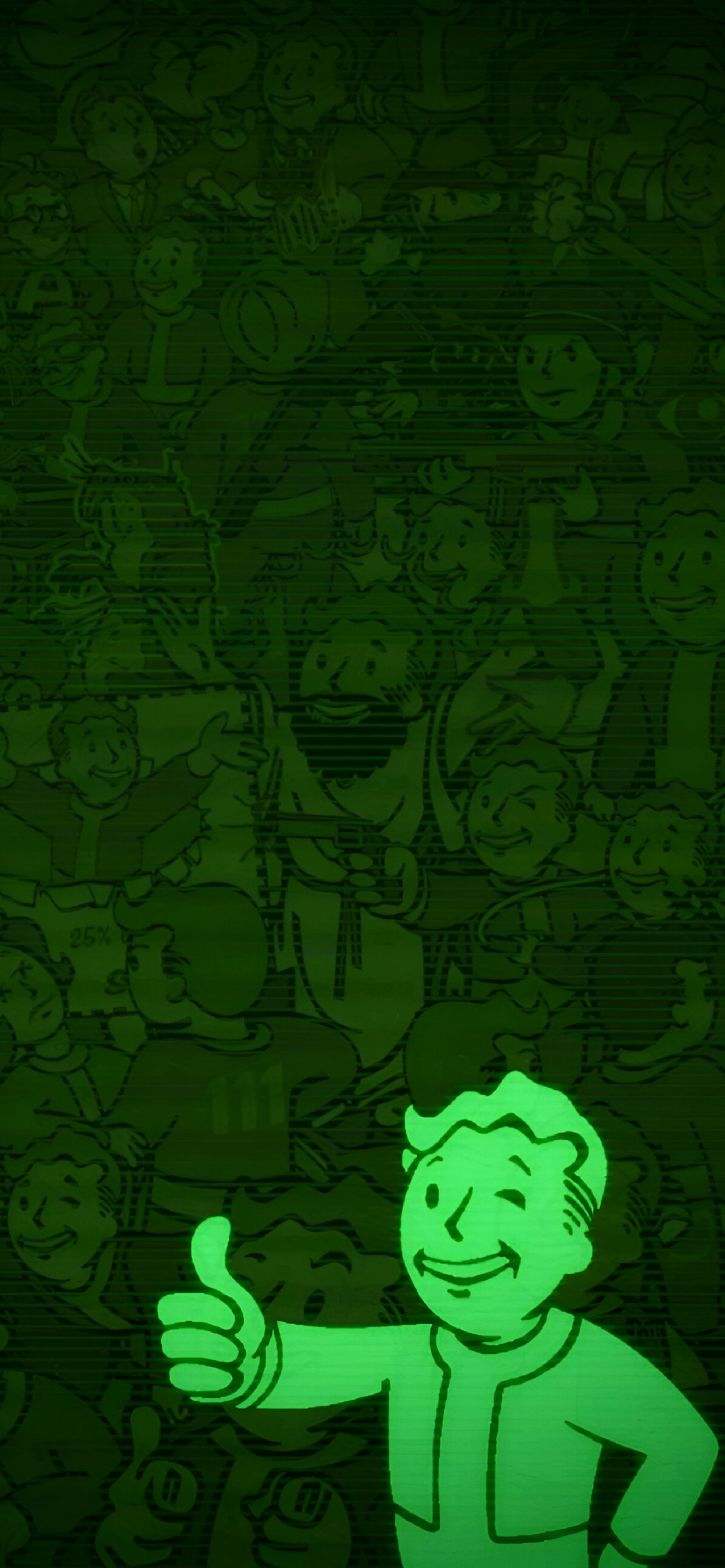 Fallout Vault Boy Green Hud Gamer Wallpapers - Best Wallpapers
