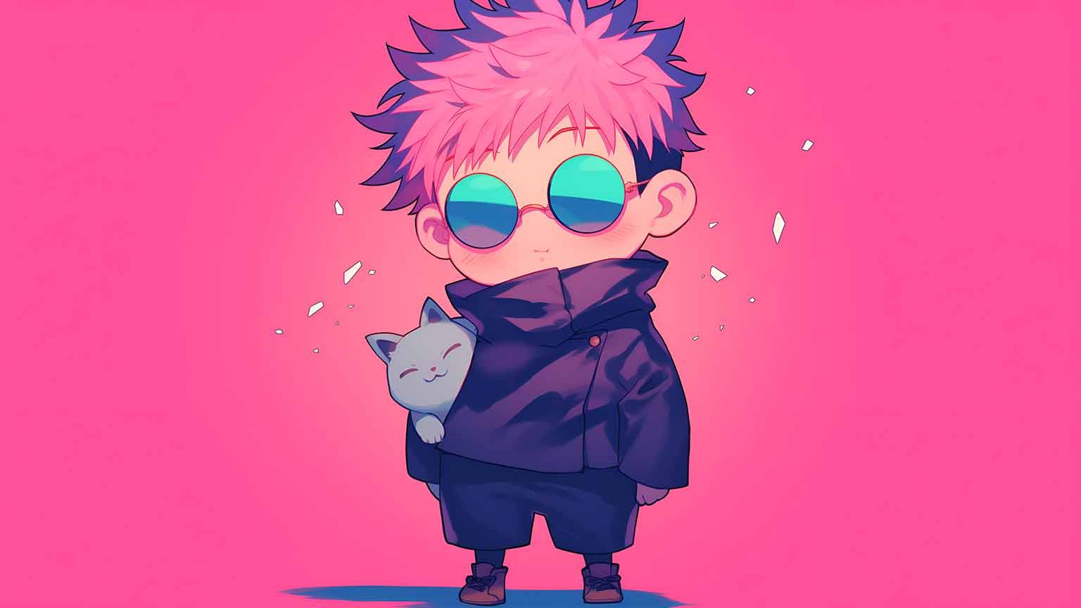 Jujutsu Kaisen Gojo Satoru 3D Render Power Desktop Wallpaper