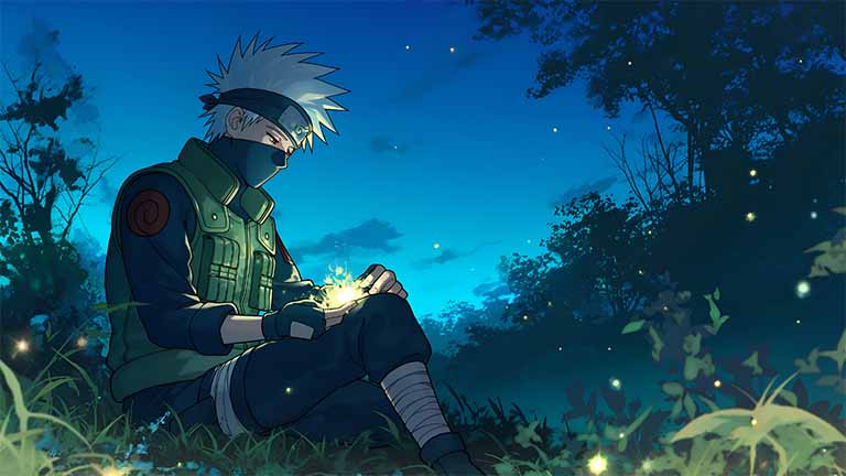 Kakashi Hatake Wallpaper Desktop 4K - Naruto Anime Wallpaper