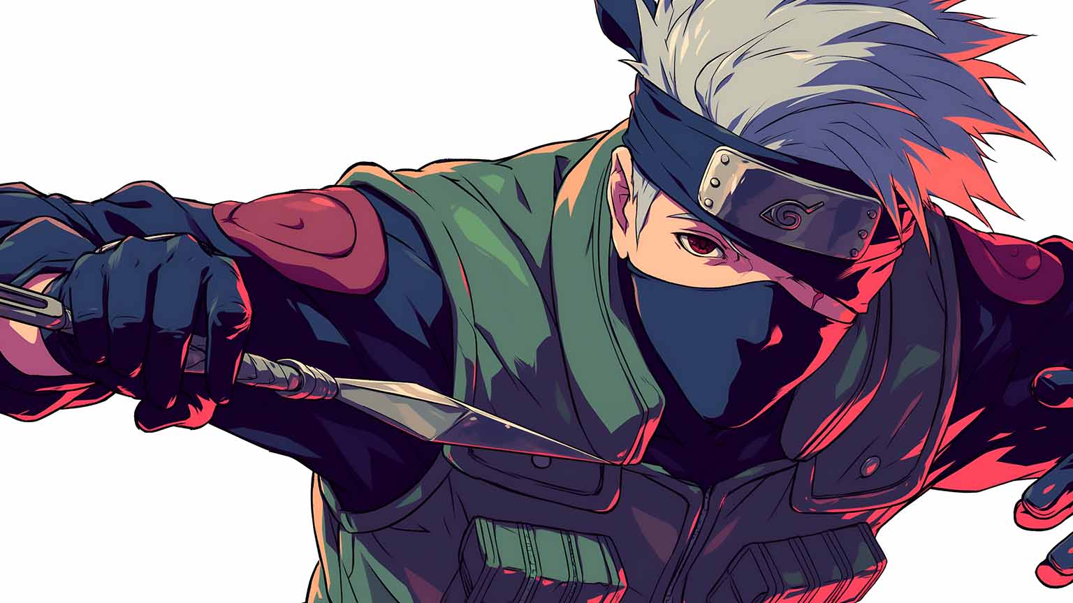 Kakashi Hatake Wallpaper Desktop 4K - Naruto Anime Wallpaper