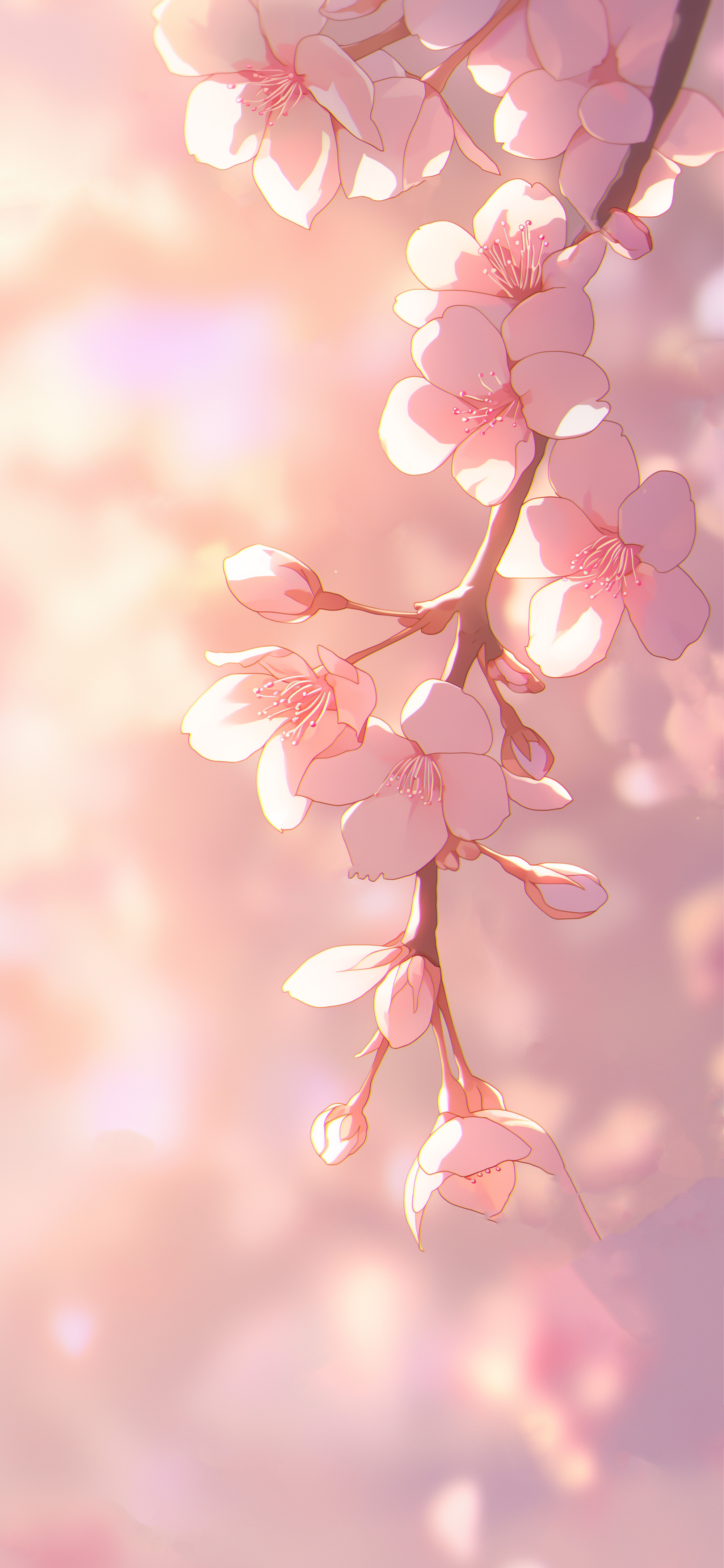 Sakura Blossom Soft Spring Wallpapers - Pink Wallpapers iPhone