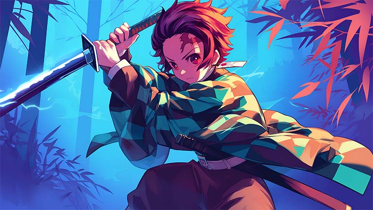 Inosuke Demon Slayer Epic Anime Desktop Wallpaper 4K