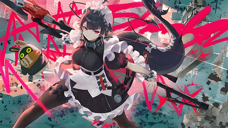 Zenless Zone Zero Maid Battle Ellen Joe Desktop Wallpaper 4K