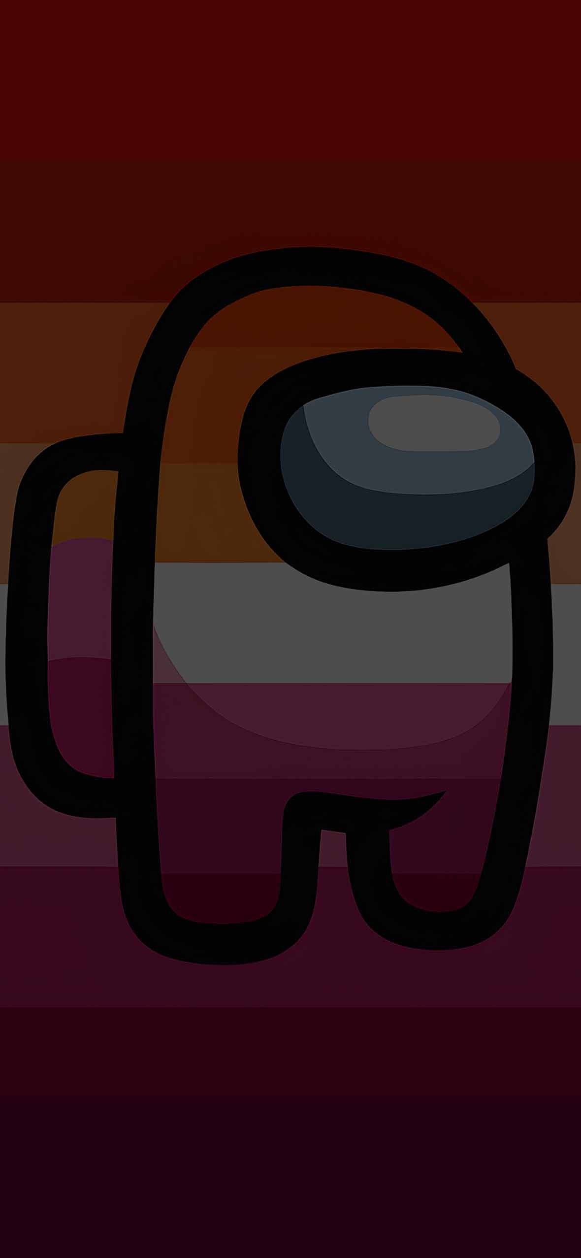 Among Us Lesbian Flag Wallpapers - iPhone Pride Wallpapers HD