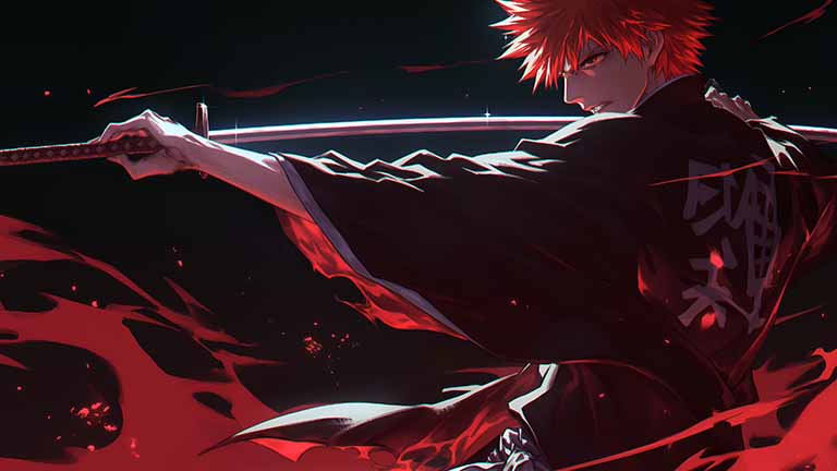 Bleach Ichigo Kurosaki Fashion Fusion Desktop Wallpaper 4k
