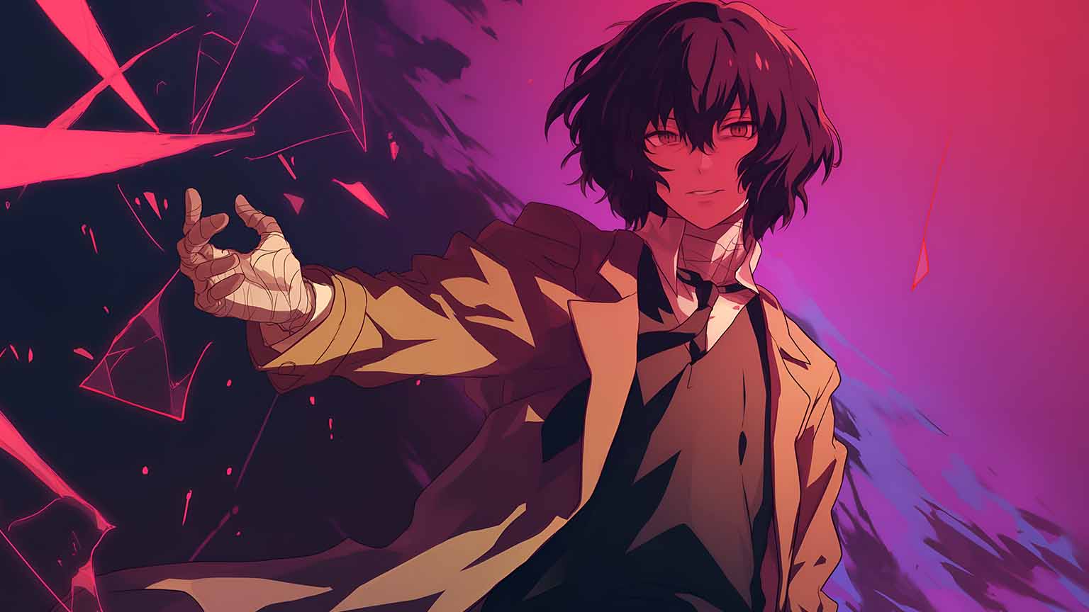 Bungou Stray Dogs Osamu Dazai Ability Unleashed Wallpaper 4K