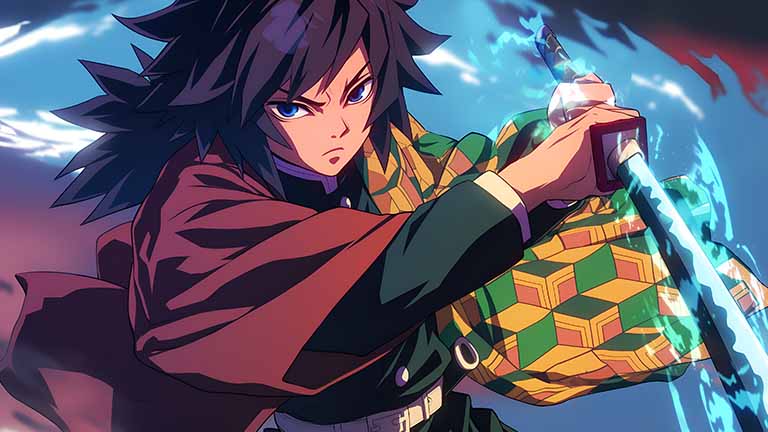 Demon Slayer Sanemi Shinazugawa Rage Desktop Wallpaper 4K