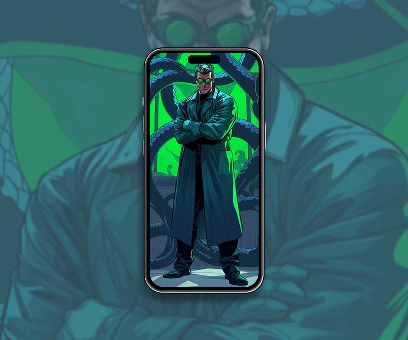 Doctor Octopus Villain Green Glow Wallpapers - Marvel Wallpapers
