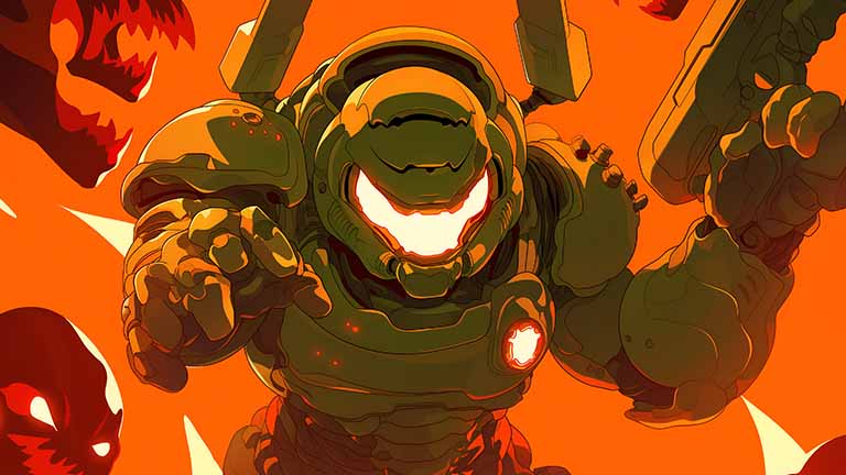 Free Doom Game Doomguy Hell Spawn Desktop Wallpaper