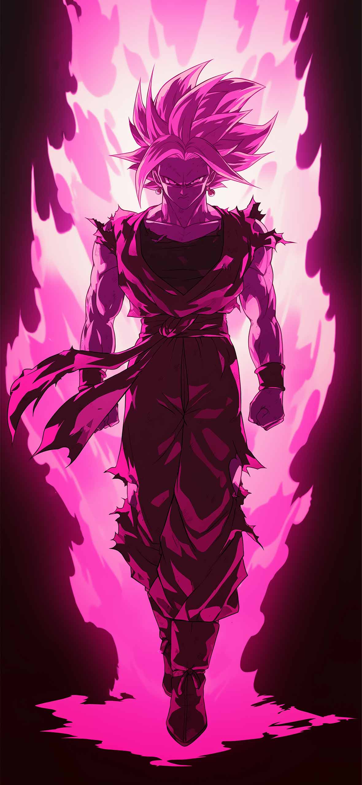 Goku Mighty Pink Aura Cool Wallpapers - Dragon Ball Wallpapers