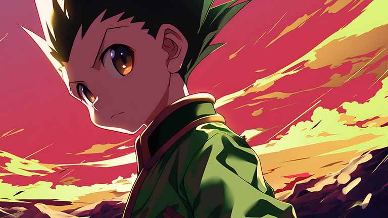 Killua and Gon Hunter X Hunter Duo Desktop Wallpaper - 4K Vibes