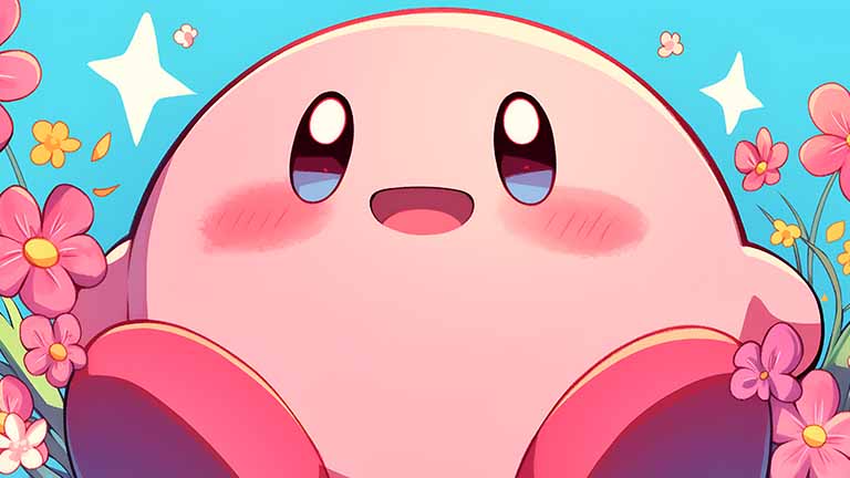 Kirby Puffball Power Desktop Wallpaper - Kirby 4K Wallpaper