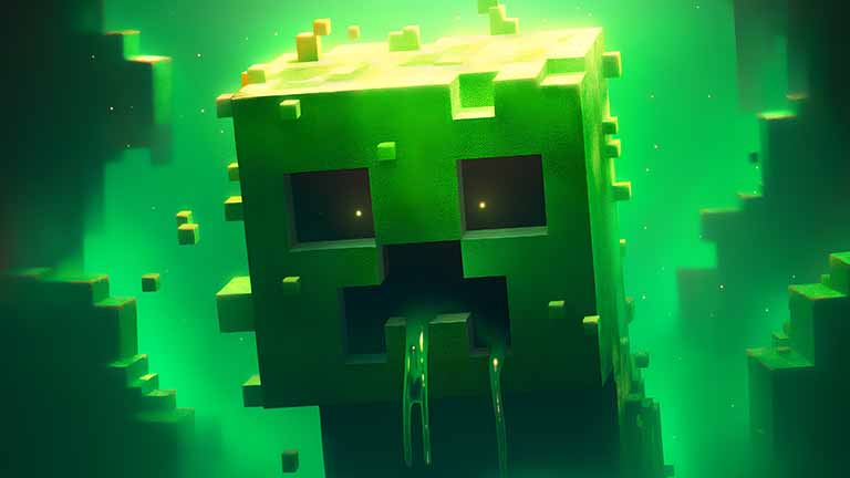 Minecraft Creeper Villain Desktop Wallpaper - Minecraft Wallpaper