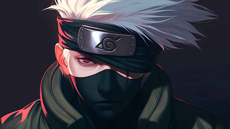 Free Naruto Kakashi Hatake Chidori Power Desktop Wallpaper
