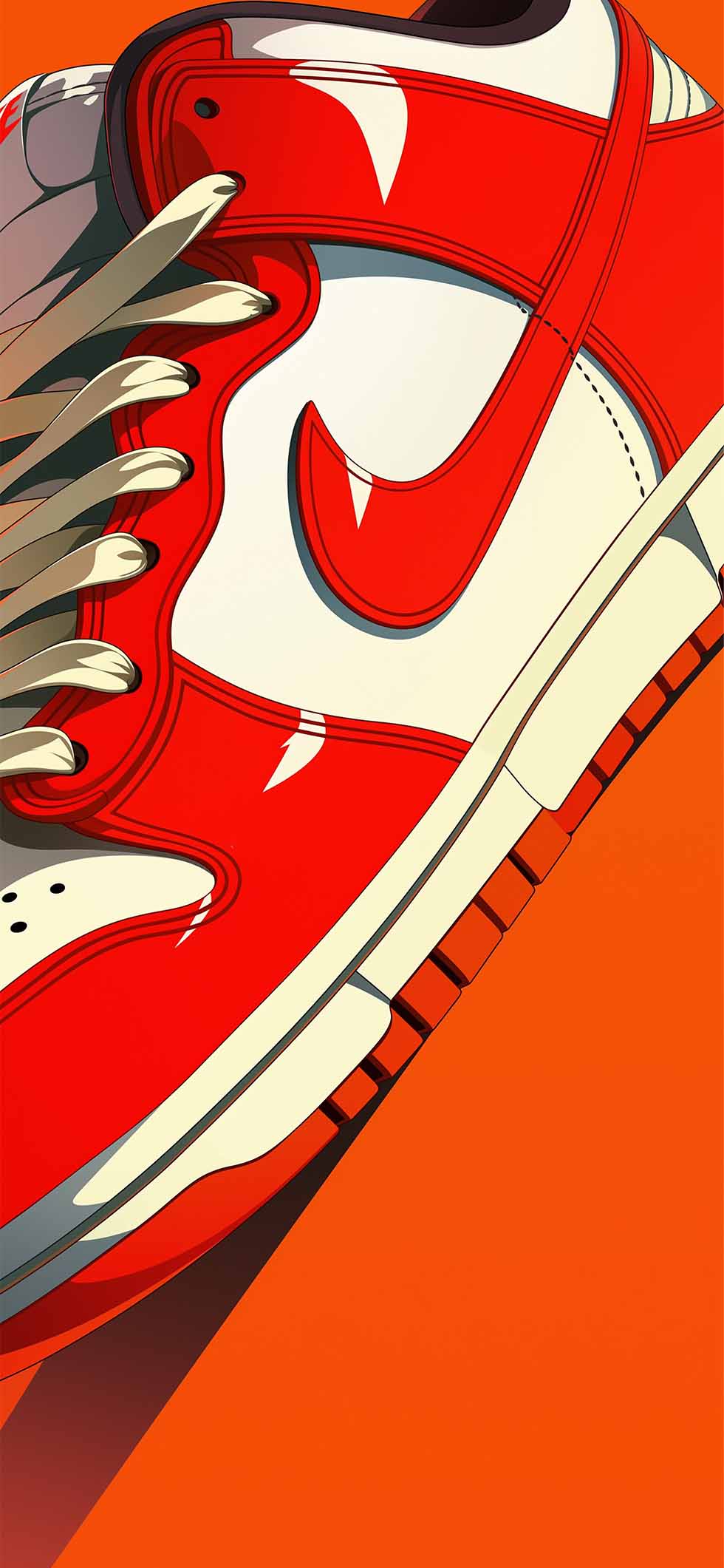 Nike Dunk Red Sneaker Hypebeast Wallpapers - Streetwear Vibes