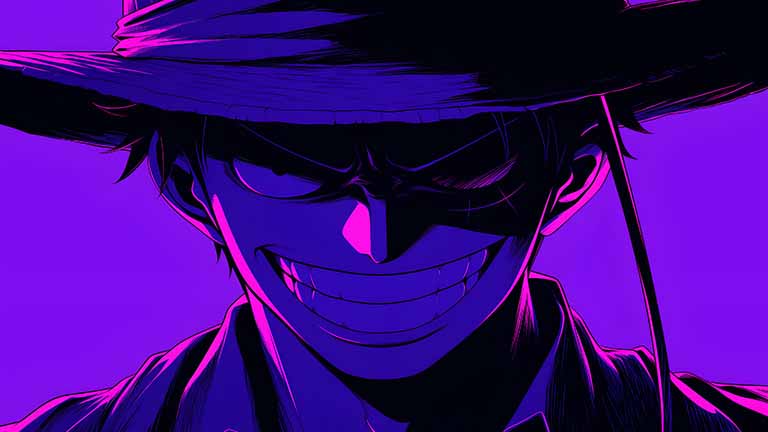 One Piece Monkey D. Luffy Haki Aura Desktop Wallpaper