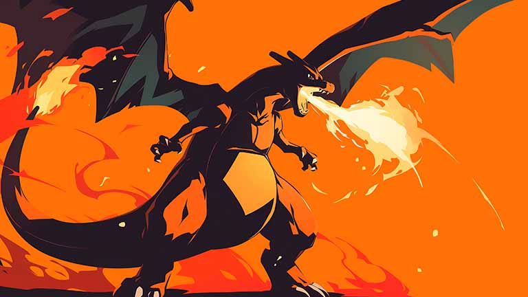 Pokémon Charizard Flame Desktop Wallpaper - Anime Wallpaper