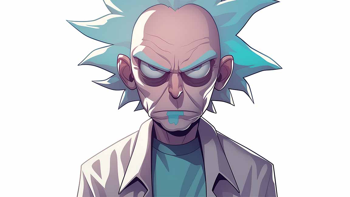 Free Rick and Morty Portal Highfive Desktop Wallpaper 4K