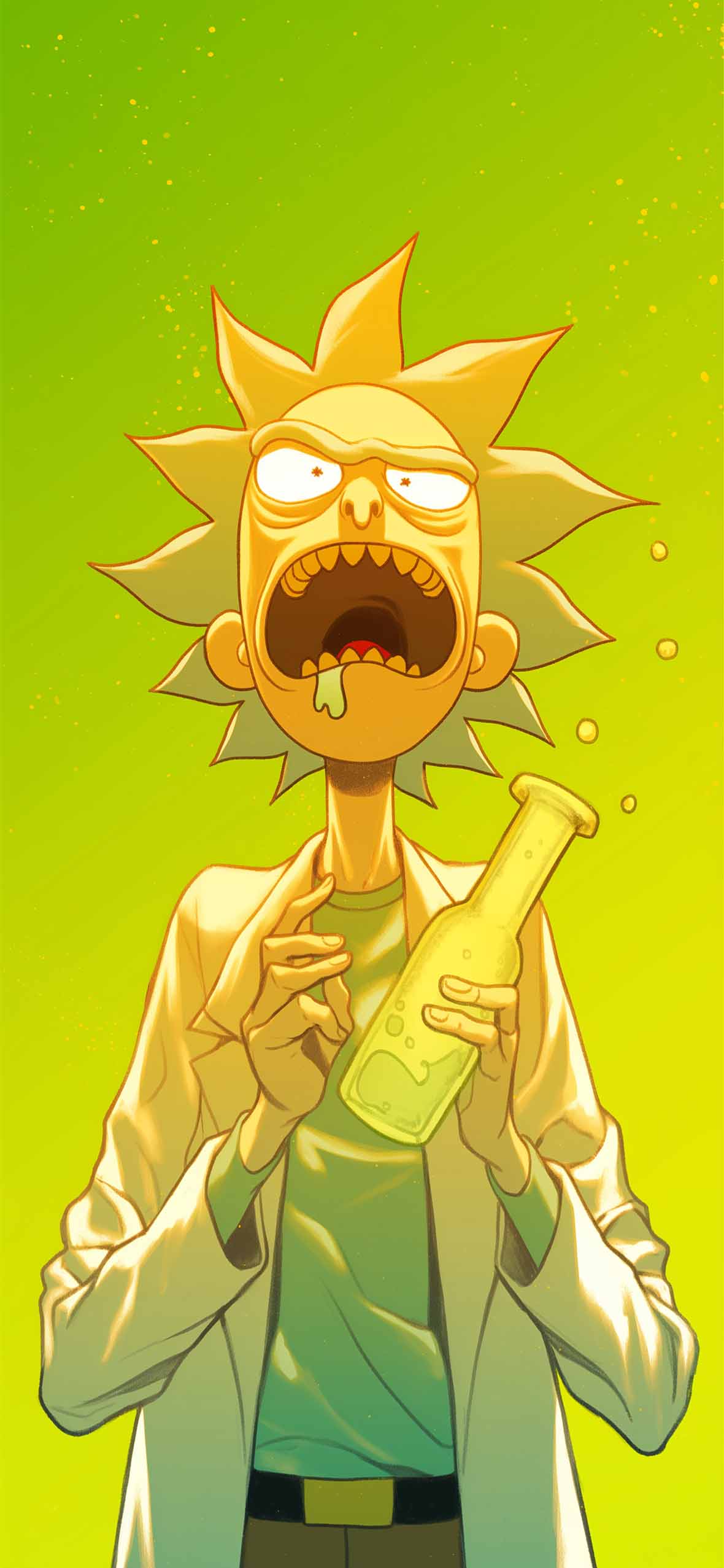 Rick Sanchez Drunk Scientist Cartoon Wallpapers - HD Wallpapers