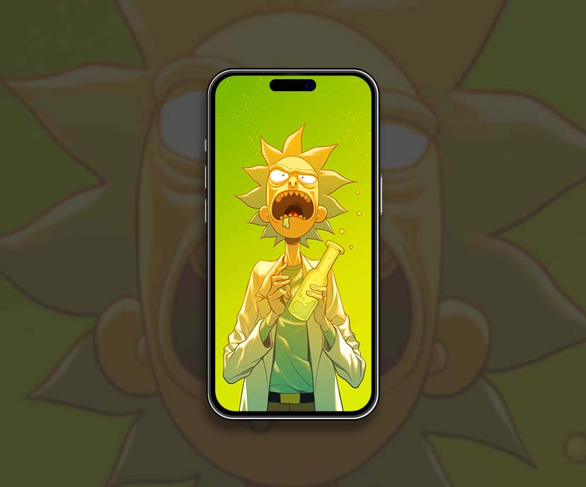 Rick Sanchez Drunk Scientist Cartoon Wallpapers - HD Wallpapers