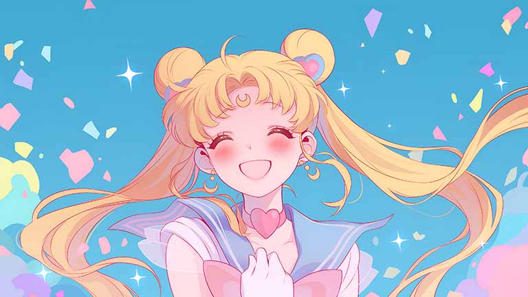 Sailor Moon Wallpaper in 4K - Sailor Moon Anime Desktop Wallpaper