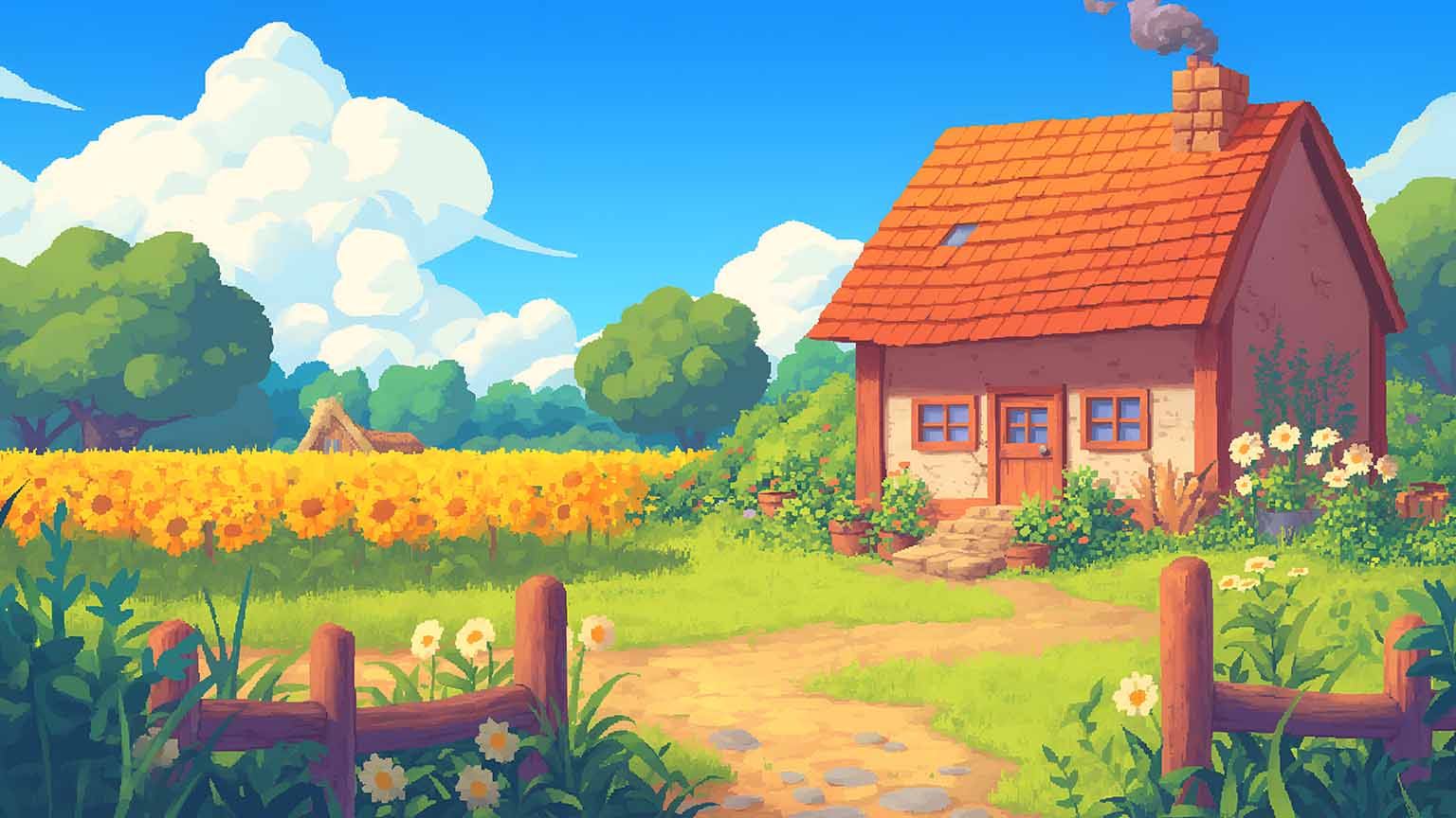 Stardew Valley Farm Life Desktop Wallpaper - Farm Wallpaper 4K
