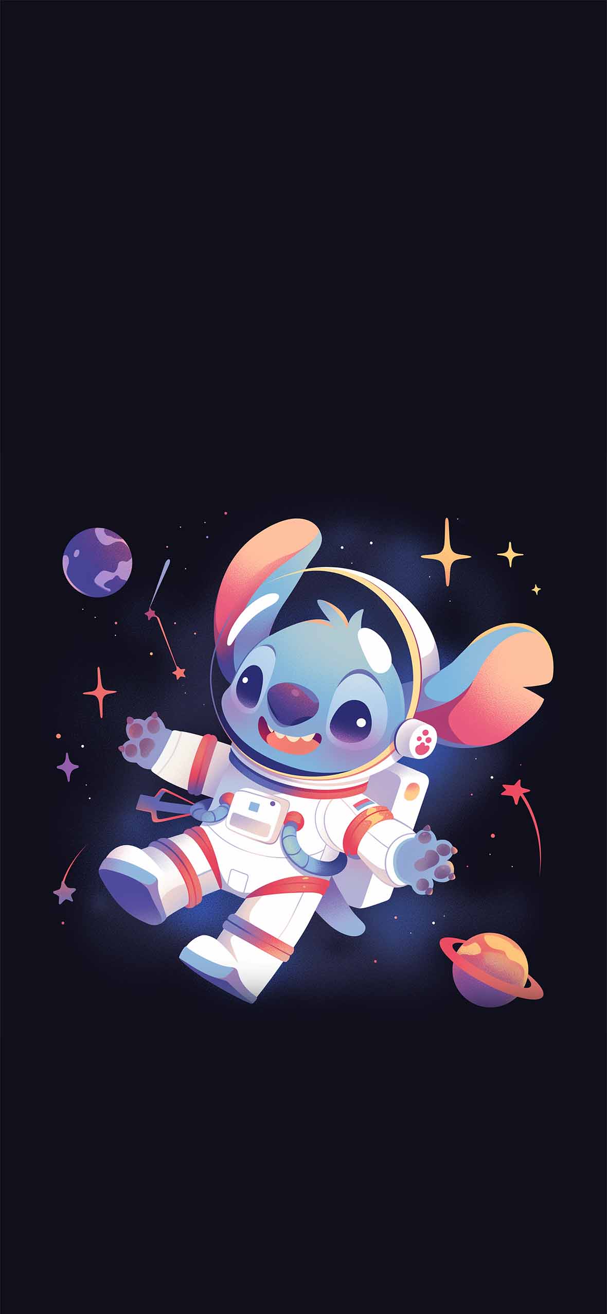 Stitch Astronaut Space Cute Cosmic Wallpapers - Disney Wallpaper