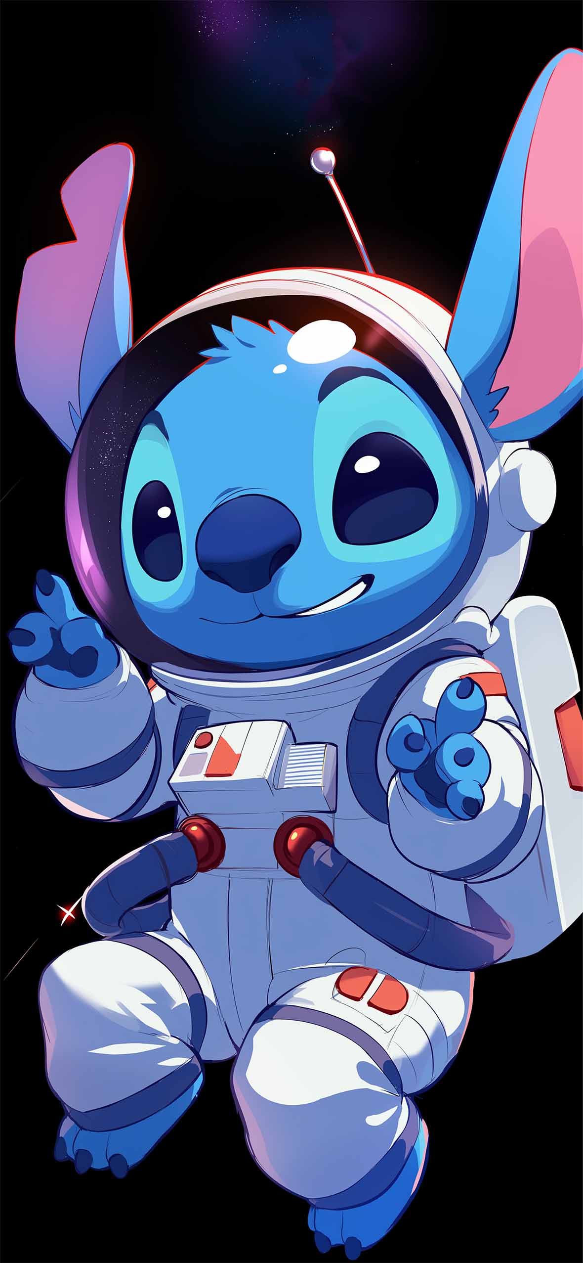 Stitch In Space Cute Outer Galaxy Wallpapers - Adorable Wallpapers