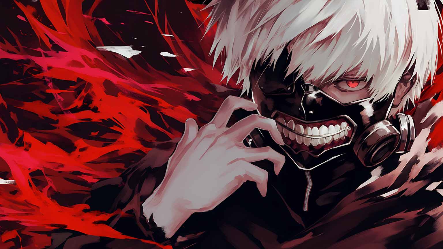 Tokyo Ghoul Kaneki Ghoul Transformation Desktop Wallpaper