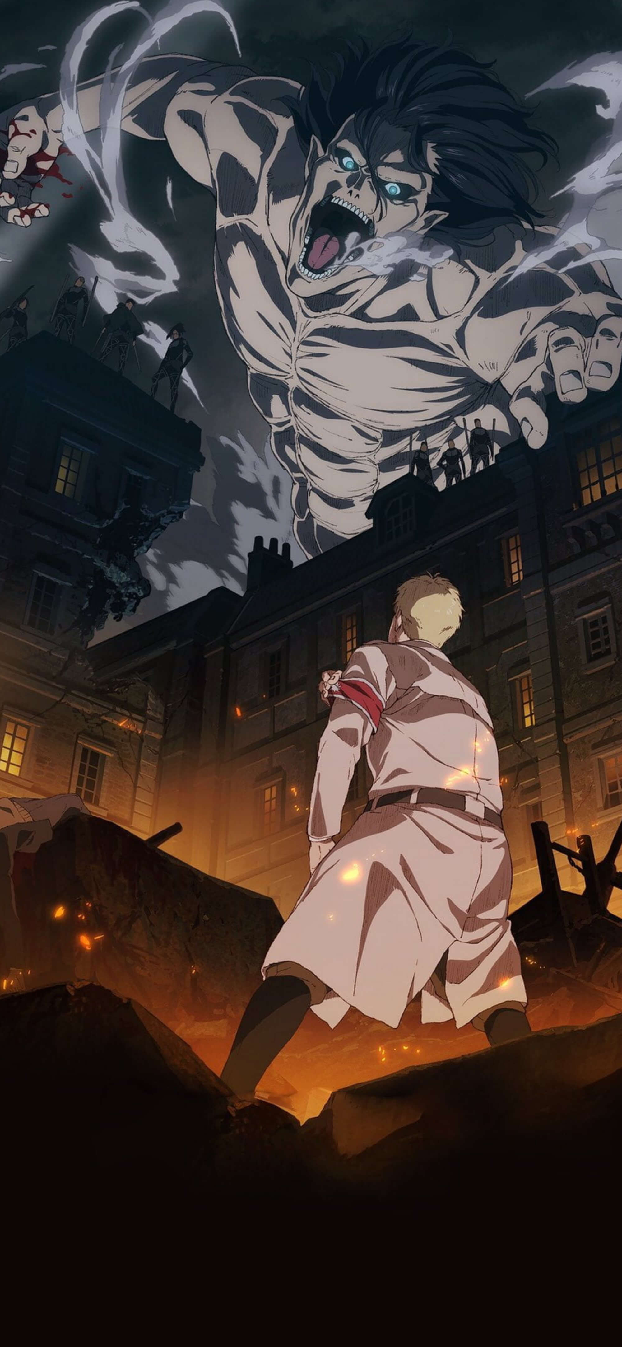 Attack On Titan Eren Rage Mode Wallpapers - iPhone Wallpapers