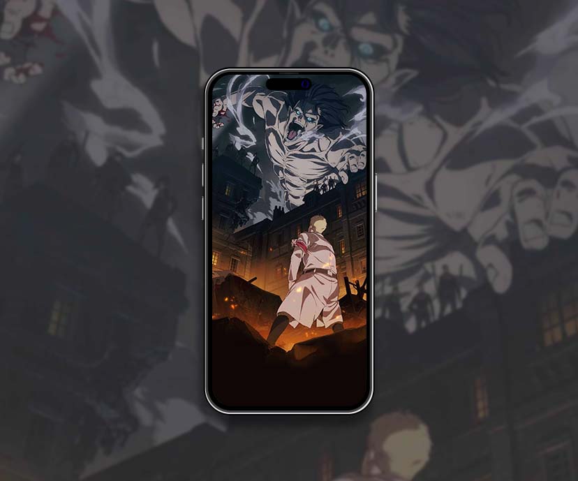 Attack On Titan Eren Rage Mode Wallpapers - iPhone Wallpapers