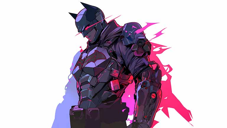 Aesthetic Batman Desktop Wallpaper 4K - Dc Comics Wallpapers 4K