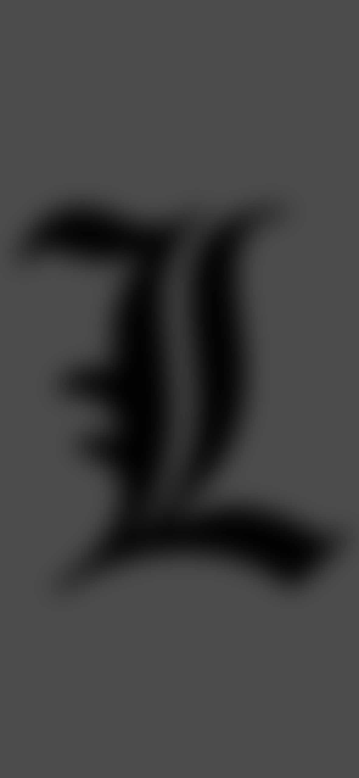 Death Note L Minimalist White Wallpapers - Anime Phone Wallpaper