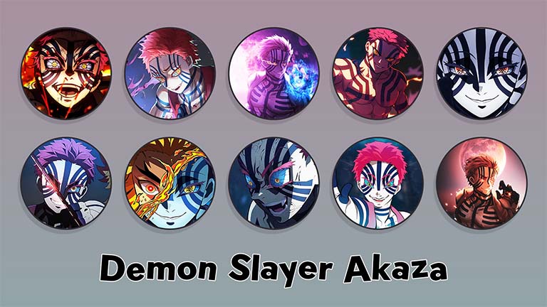 Demon Slayer Akaza PFP – Fierce and Striking Profile Pictures