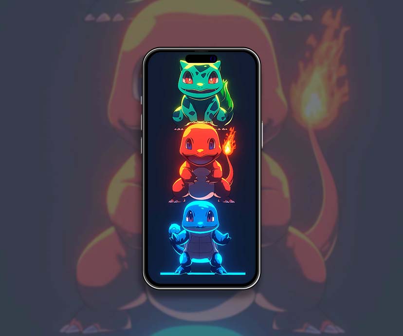 First Partner Pokémon Dark Wallpapers - Anime Phone Wallpapers