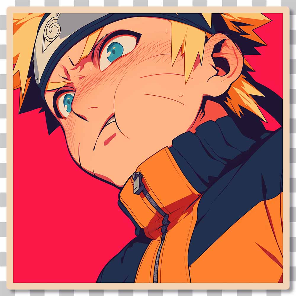Free Naruto PNG: Serious Naruto Head Sticker- Wallpapers Clan