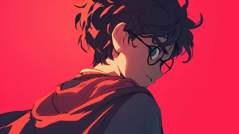 Harry Potter Red Hue Mystery Desktop Wallpaper - Free Wallpaper