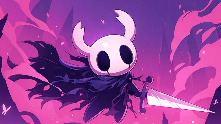 Free Hollow Knight Pink Dreamscape Desktop Wallpaper