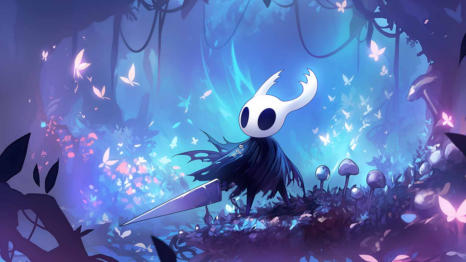 Free Hollow Knight Silent Guardian Desktop Wallpaper 4K