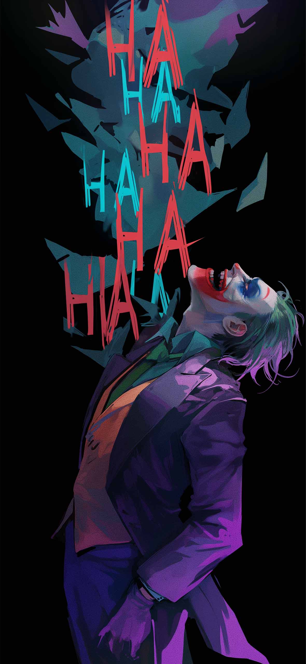 Joker Crazy Laugh Dark Wallpapers - Eerie Phone Wallpapers HD